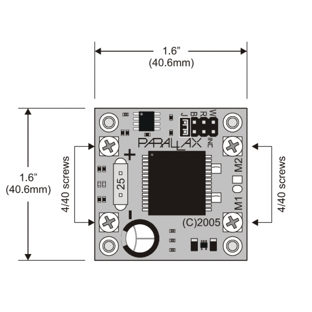 HB-25 Motor controller and Mounting Bracket